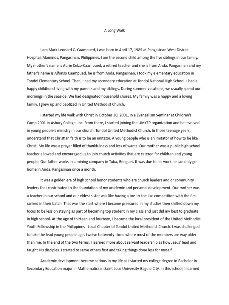 Long Walk | PDF