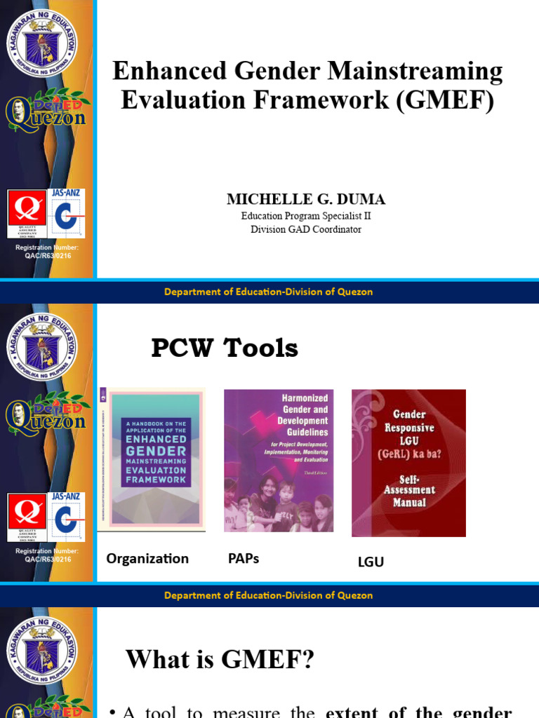 Session 4 Enhanced-GMEF | PDF | Gender Mainstreaming | Gender And ...
