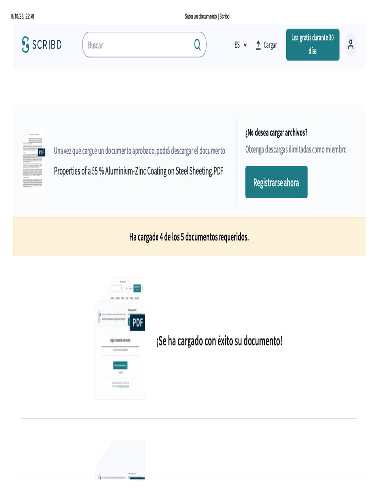 Suba Un Documento - 43534 Scribd | PDF