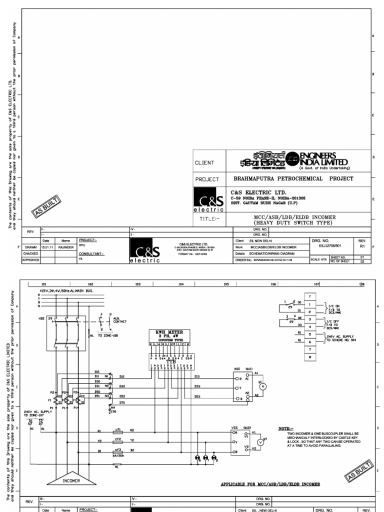 Schemetic-C&s Switchgear | PDF