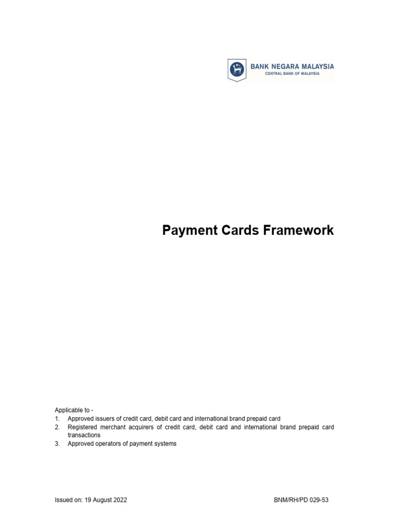 PD_Payment_Cards_Framework | PDF