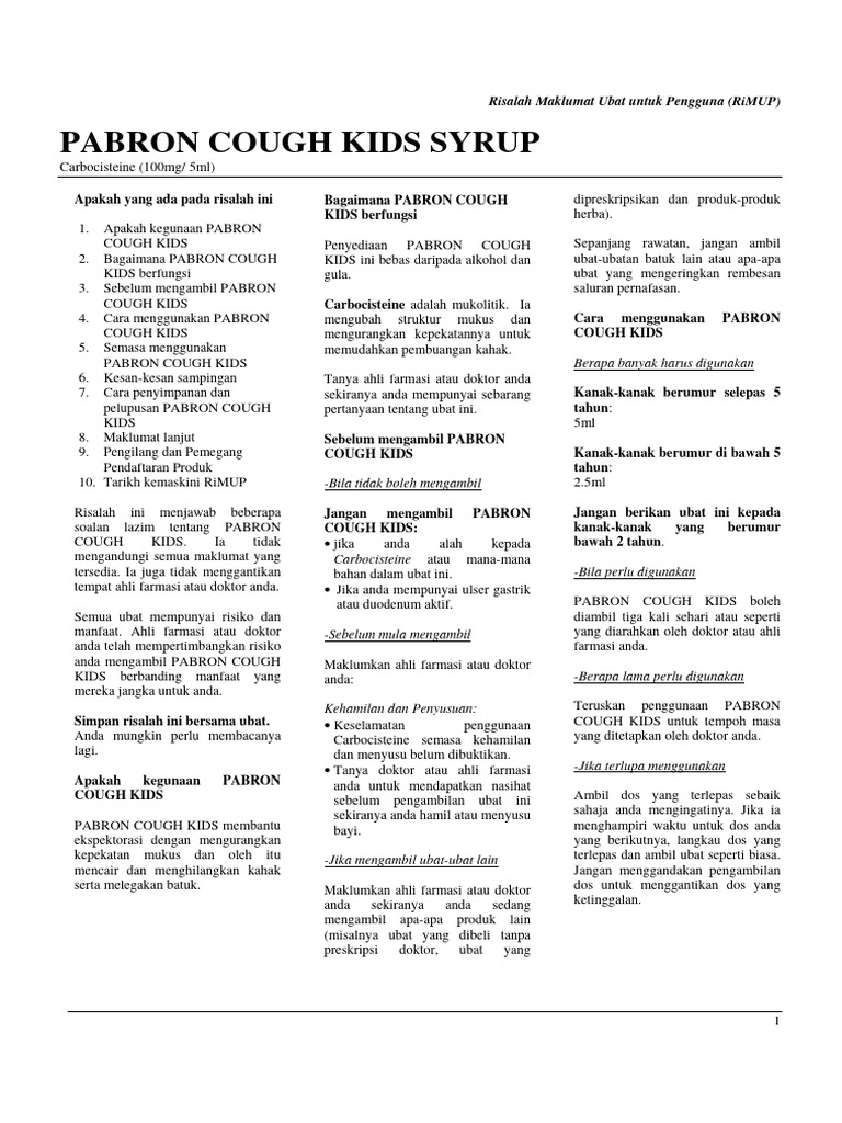 Pabron_Cough_Kids_Syrup_Carbocisteine_HOE_PHARMACEUTICALS_SDN_BHD ...