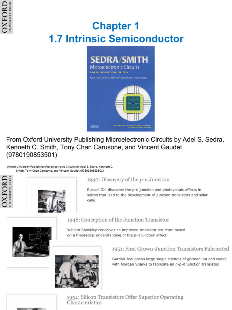 112-3 - 1.7 - Intrinsic Semiconductor | PDF