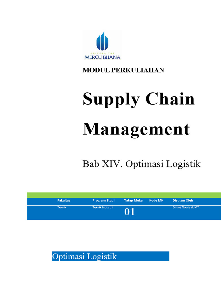 Bab 14 SCM Final | PDF