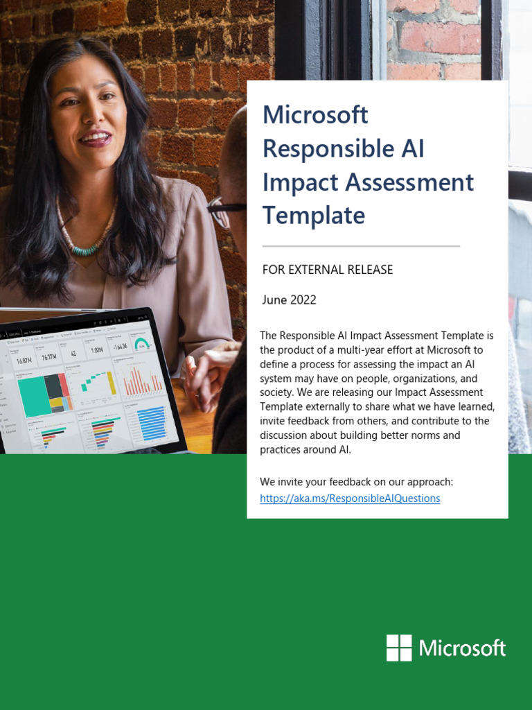 Microsoft RAI Impact Assessment Template | PDF