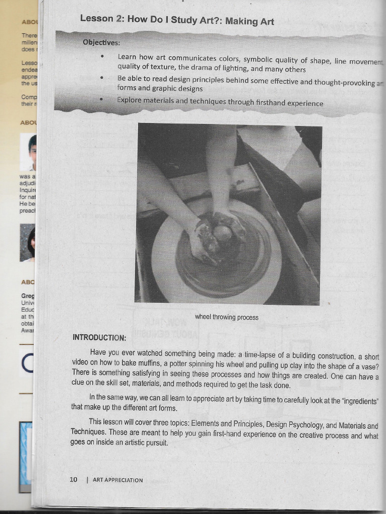 Chapter 1 Lesson 2 Resource Material For Group 1 | PDF