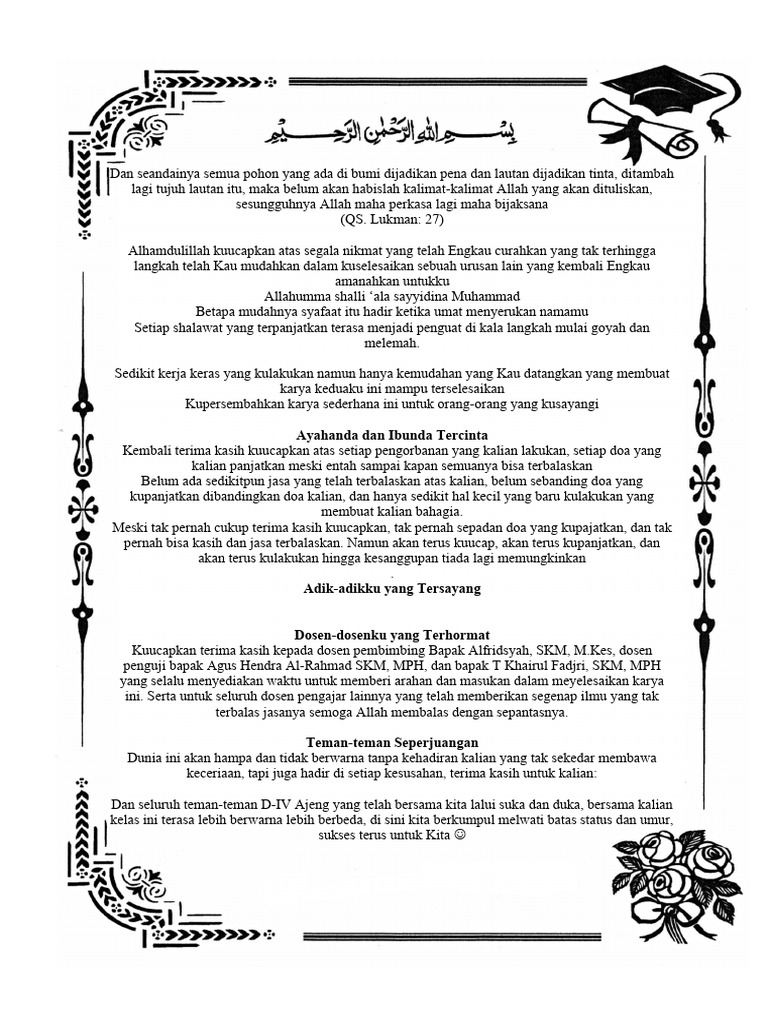 5 Lembar Persembahan | PDF