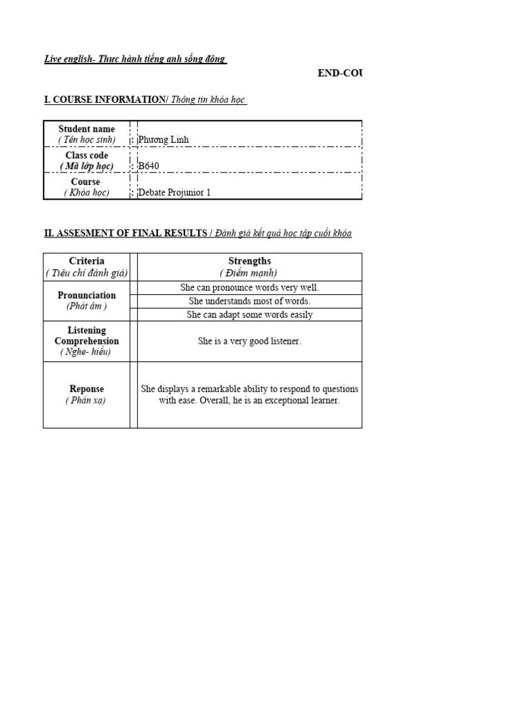 ECR (End-Course Report) - B640 AUGUST 14 2023 | PDF | Cognitive Science ...