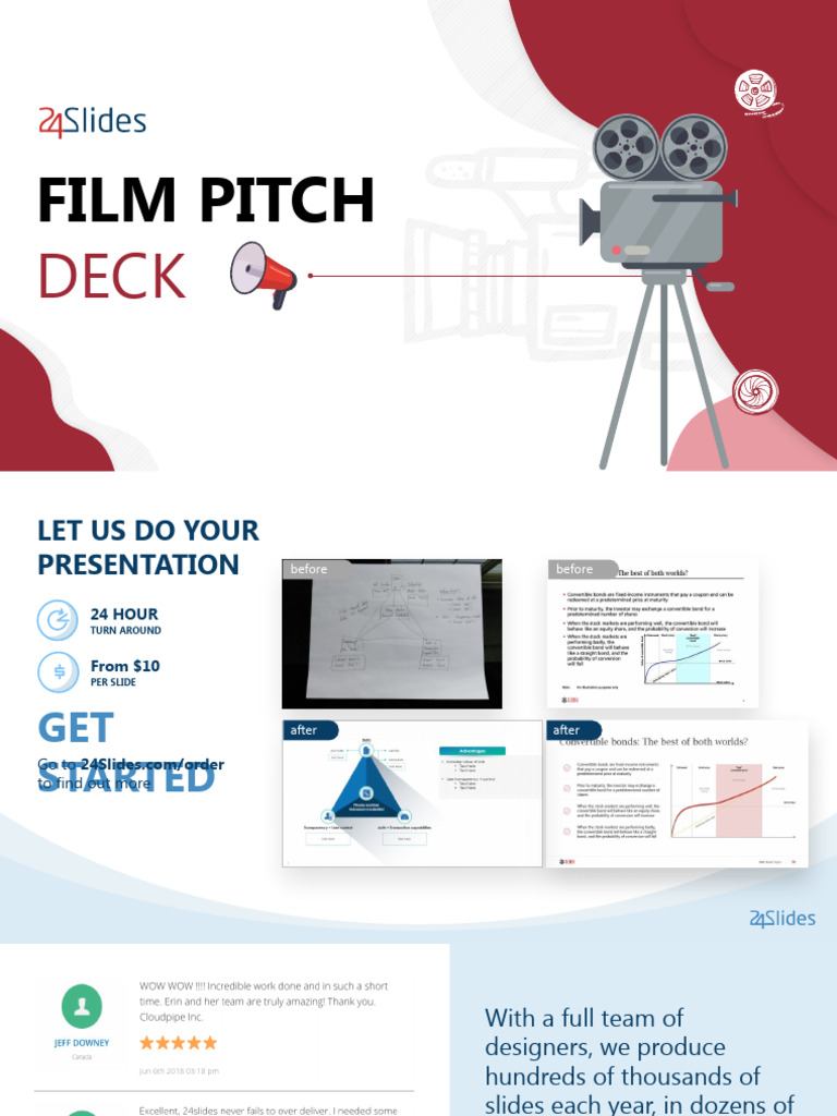 Pitch Movie Deck Template-Creative | PDF