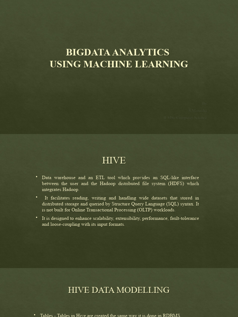 Bigdata Analytics | PDF | Computers
