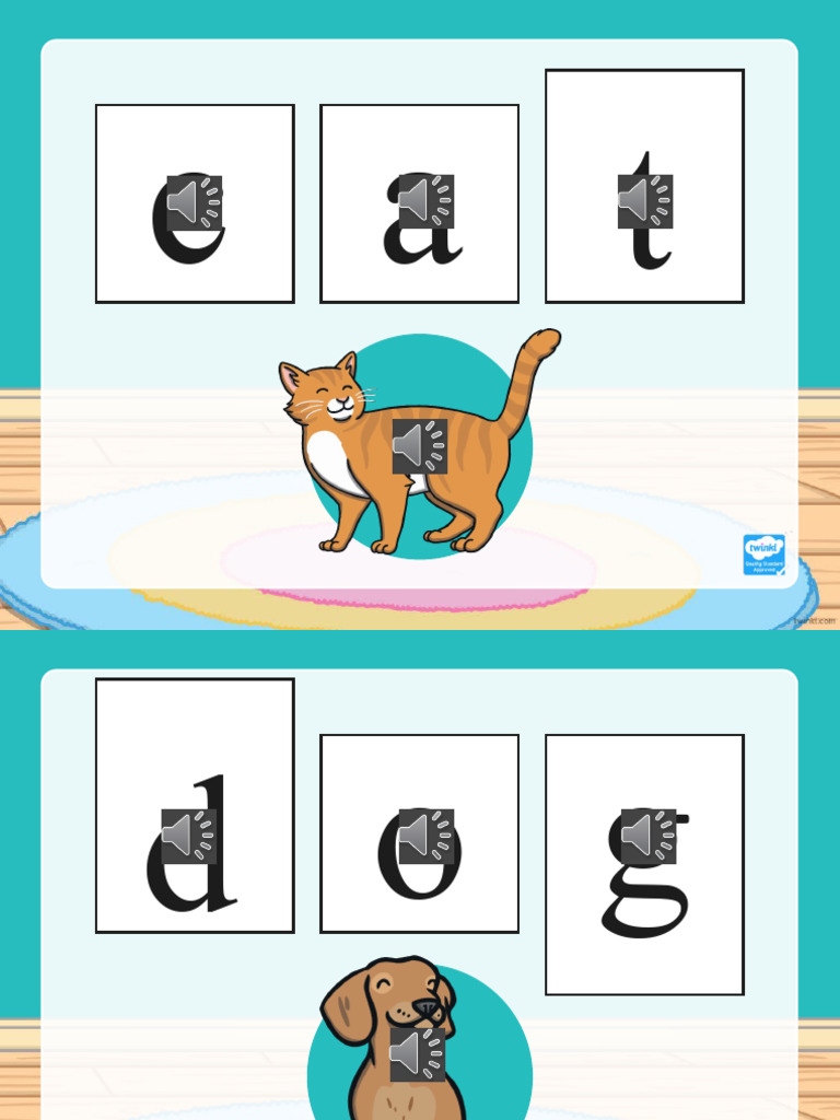 Phase 2 Phonics CVC Blending Powerpoint | PDF | Games & Activities