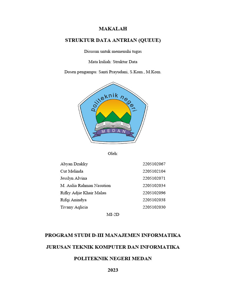 MAKALAH ANTRIAN (QUEUE) | PDF