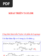 btl gt1 lí thuyết taylor maclaurin final | PDF