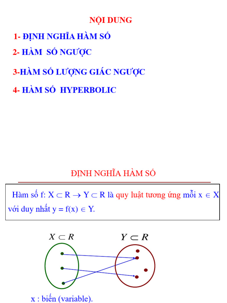 Chuong 1 On Tap HAM SO | PDF