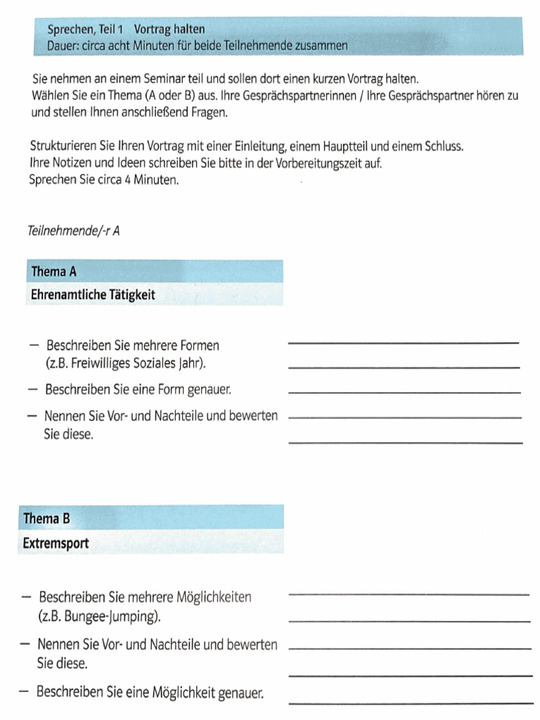 B2 Sprechen 08 | PDF