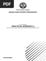 Parts of A Quantitative Research Paper CHAPTER 1 3 | PDF | Statistics ...