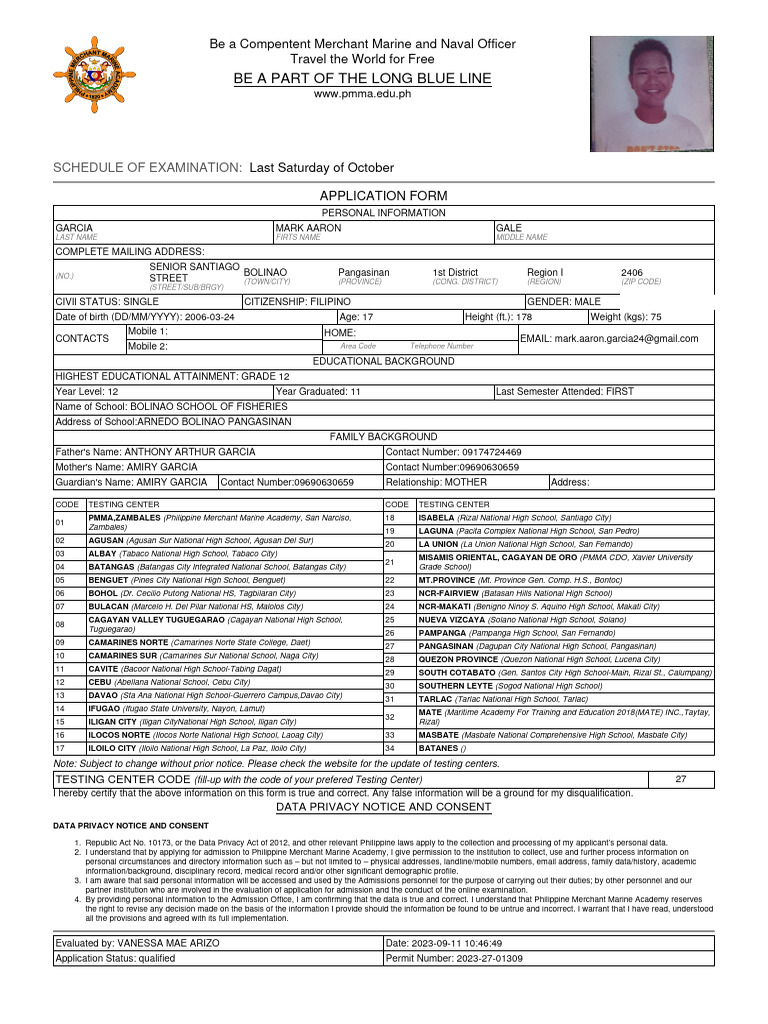 Be A Part of The Long Blue Line | PDF