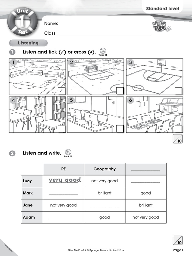 GMF Unit Test: Listening Assessment | PDF | Pinniped | Salad