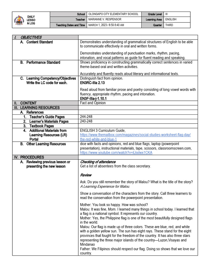 Eng 3 Cot3 - Respensor | PDF