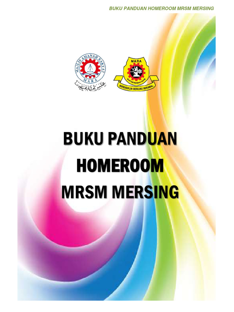 Panduan Homeroom MRSM Mersing | PDF | Karier & Perkembangan