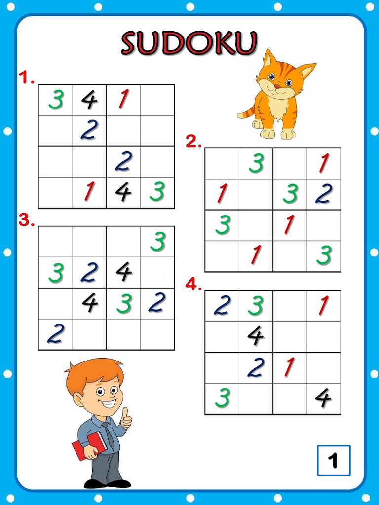 Sudoku 4x4 | PDF
