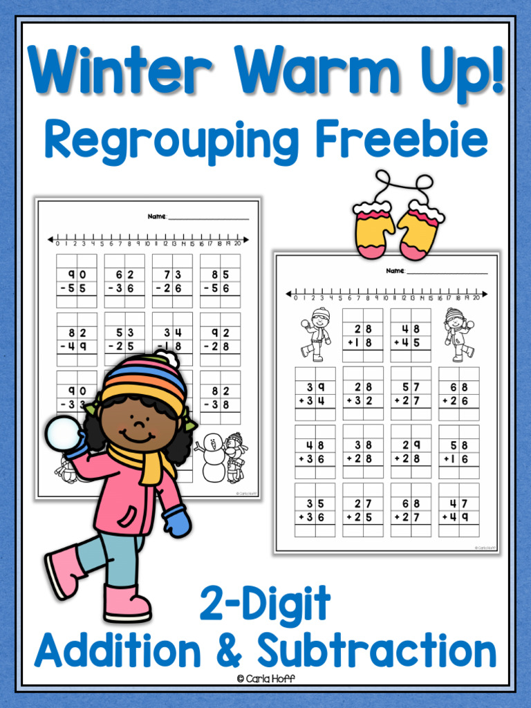 Regrouping Freebie: Winter Warm Up! | PDF