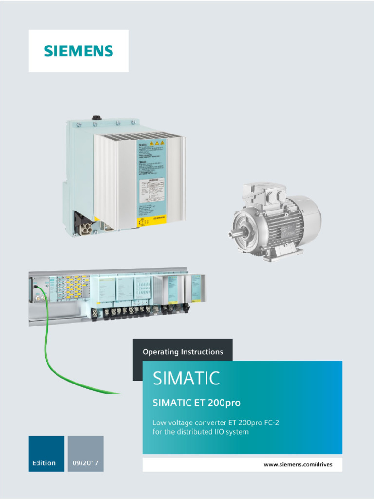 Siemens Simatic ET200pro Operating Instructions Manual - Manualzz | PDF