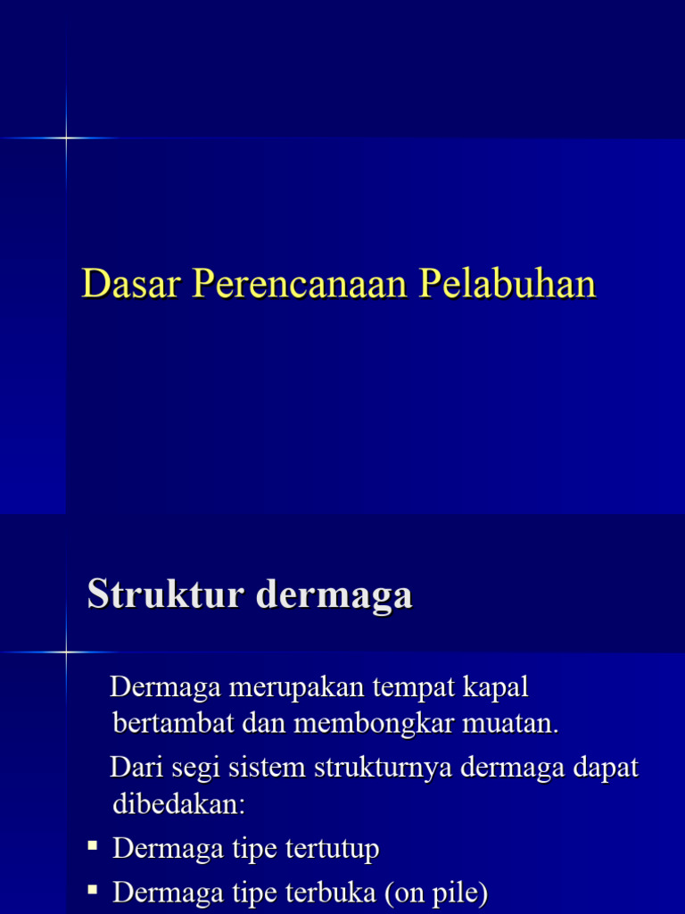 Perencanaan Struktur Dermaga | PDF