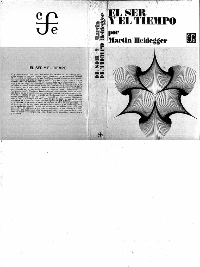 HEIDEGGER - INTRO El Ser y El Tiempo | PDF
