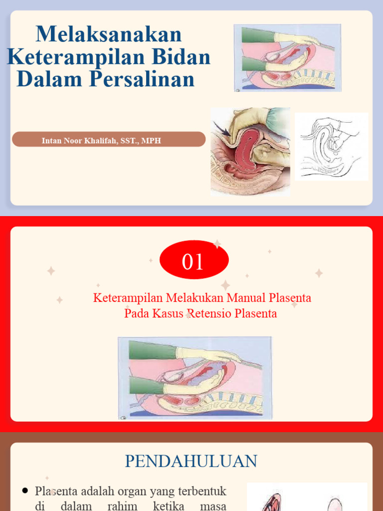 Manual Plasenta Dan KBI KBE (Bu Intan) | PDF