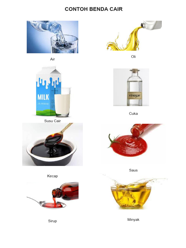15 Gambar Benda Cair | PDF