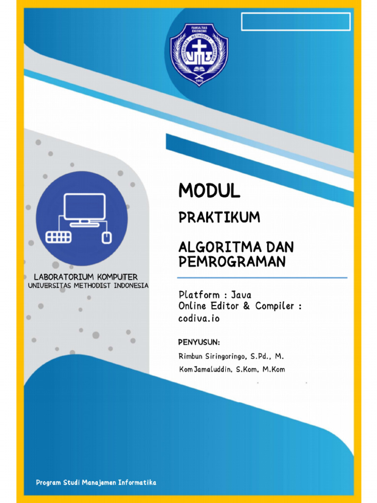 Cover Modul Algoritma Dan Pemrograman | PDF