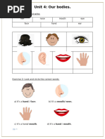 Body Parts Learning Activities | PDF