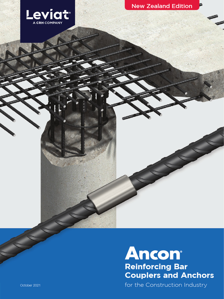 Ancon Reinforcing Bar Couplers and Anchors | PDF | Screw | Mechanical ...