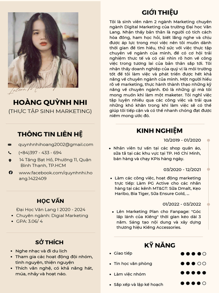 HCM - Hoang Quynh Nhi - VCO | PDF