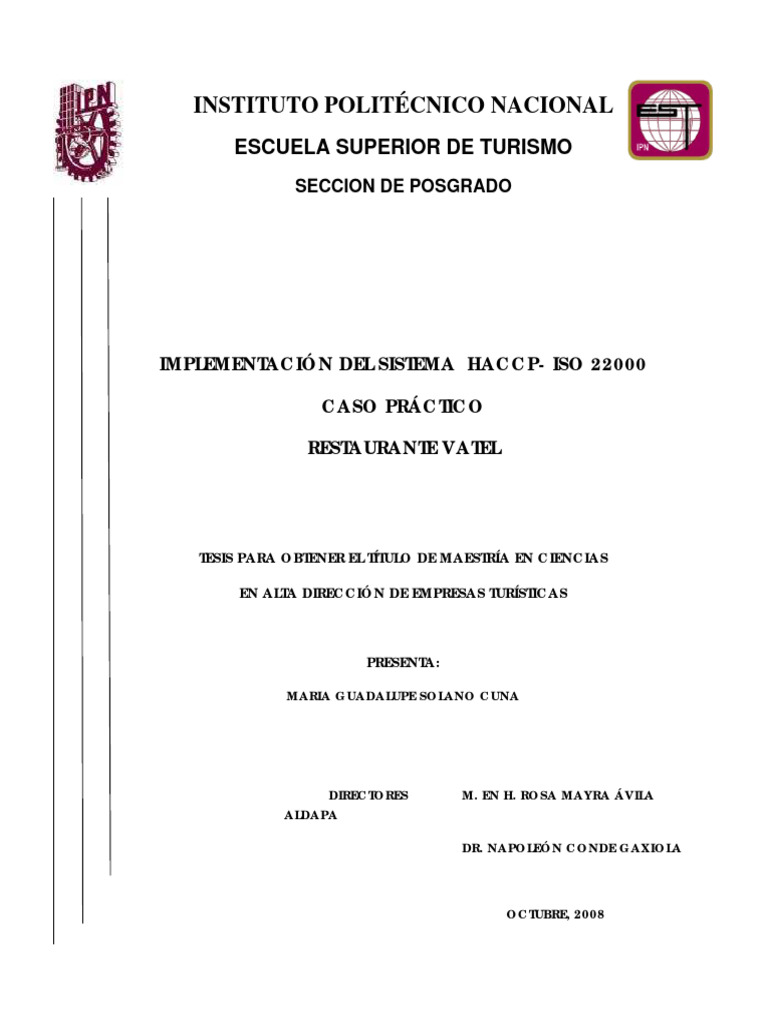 Instituto Politecnico Nacional Escuela S | PDF