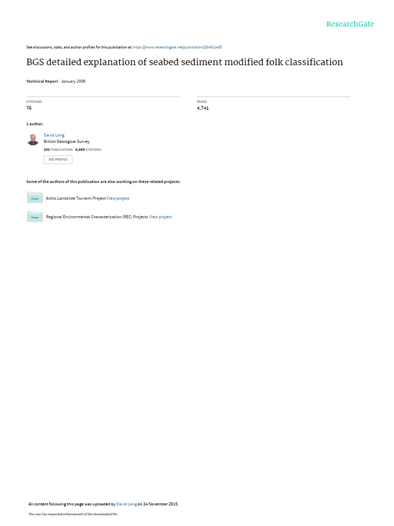 Long 2006 Report For MESHon Modified Folk Classification | PDF | Science & Mathematics