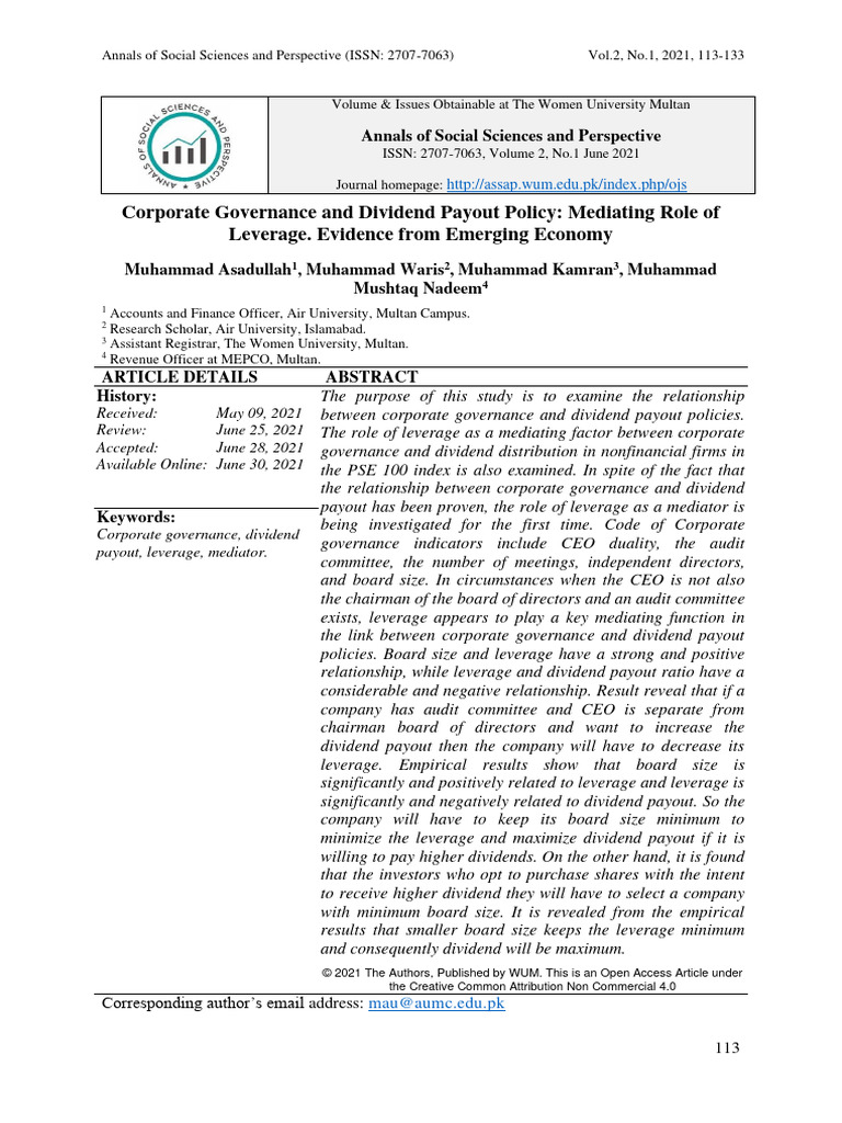 Mediating Role of | PDF