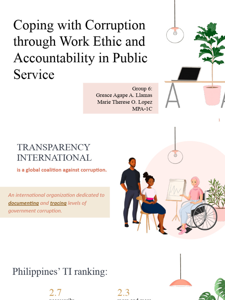 GROUP 6 Coping With Corruption Through Work Ethic and Accountability in ...