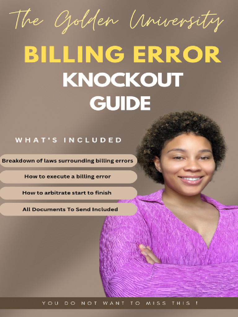 Billing Error Knockout Guide 2 | PDF | Law