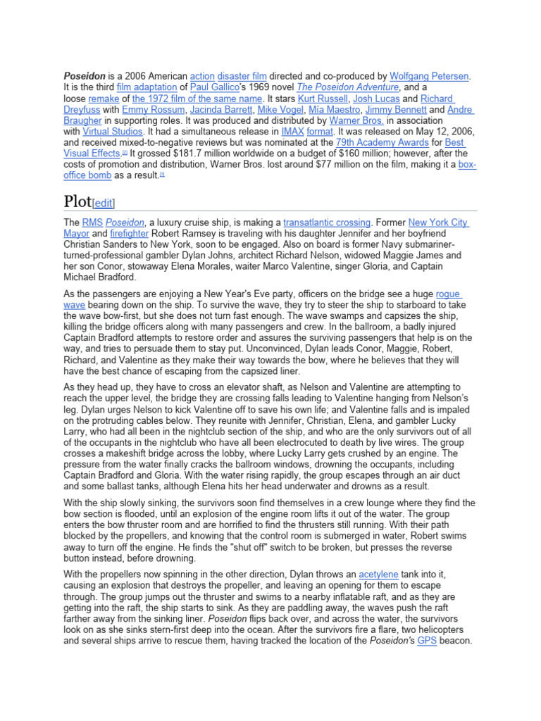 Poseidon | PDF | Art | Young Adult