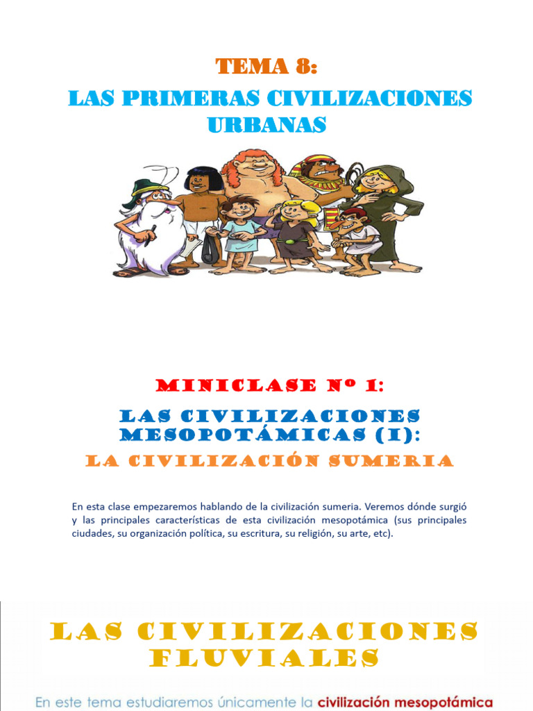 Tema 8 Las Primeras Civilizaciones 2 Pdf