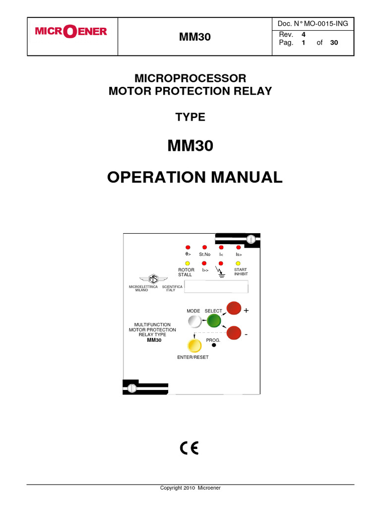 MM30 Manual - en 00154 | PDF | Technology & Engineering