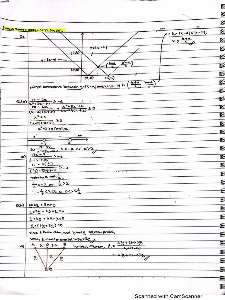 Eunoia JC Paper 1 | PDF