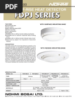 FDGJ SERIES Nohmi Smoke Beam | PDF