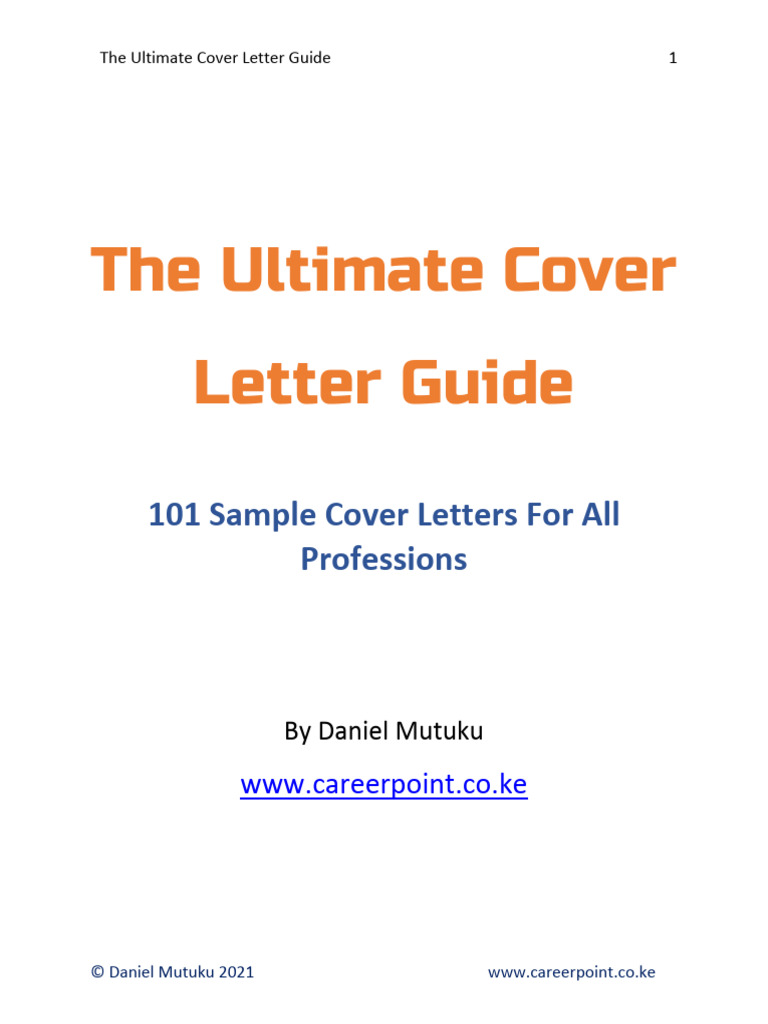 Ultimate Cover Letter Guide 2021 | PDF | Business