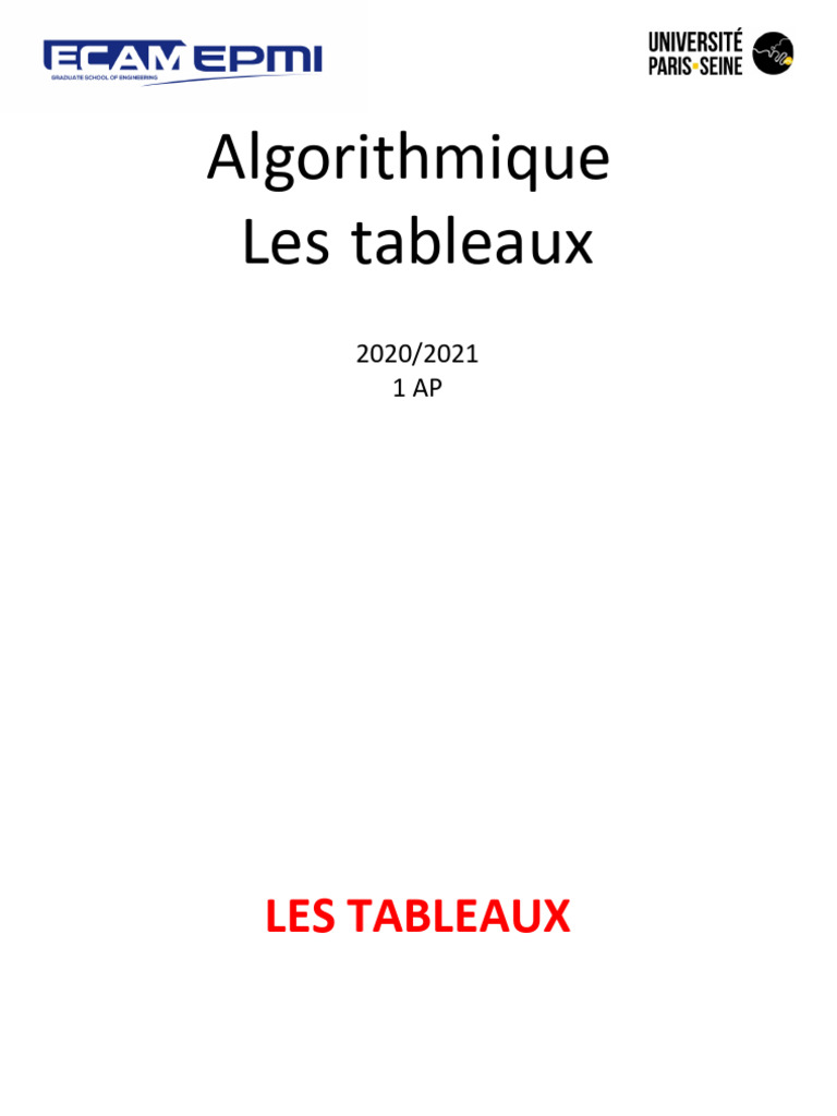 Algo Tableaux | PDF