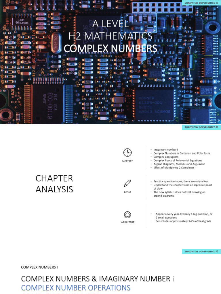(H2 MATH) Chapter 6 - Complex Numbers | PDF | Teaching Methods & Materials