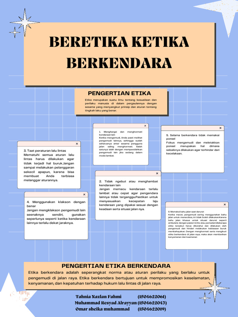 Kel 11 - Etika Berkendara | PDF
