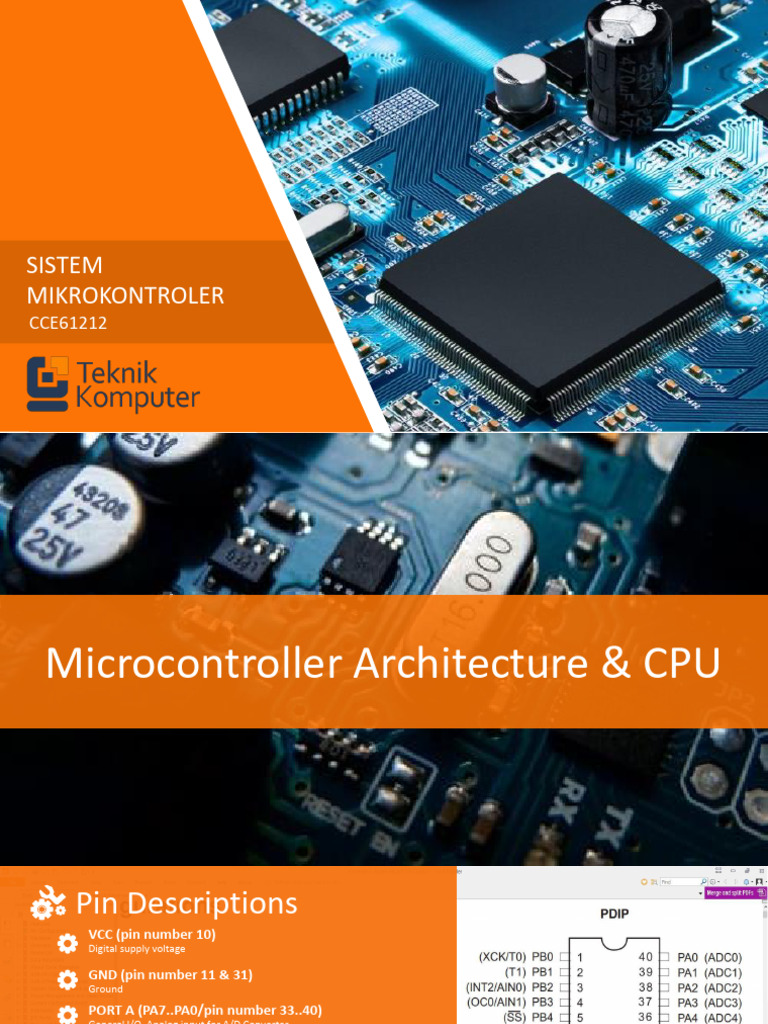02 - Arsitektur dan CPU Mikrokontroler | PDF